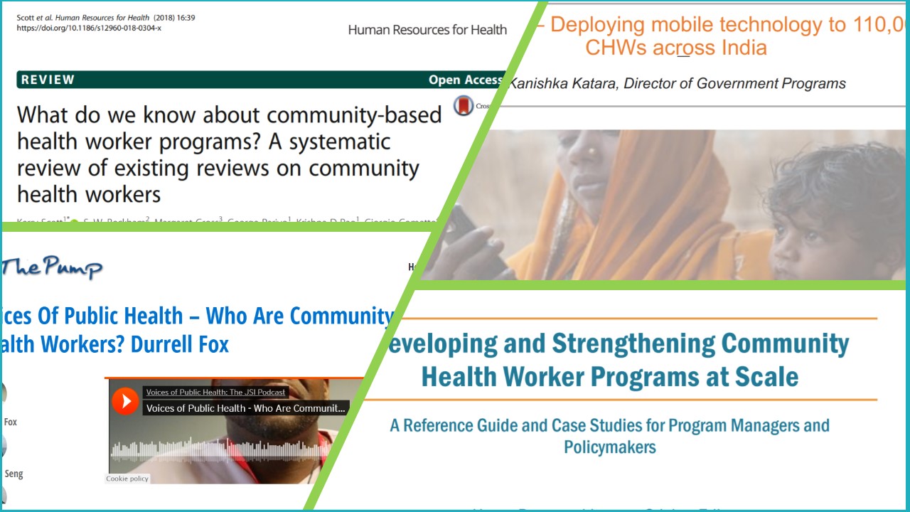 1,000 Resources! Advancing knowledge and understanding about CHWs and ...